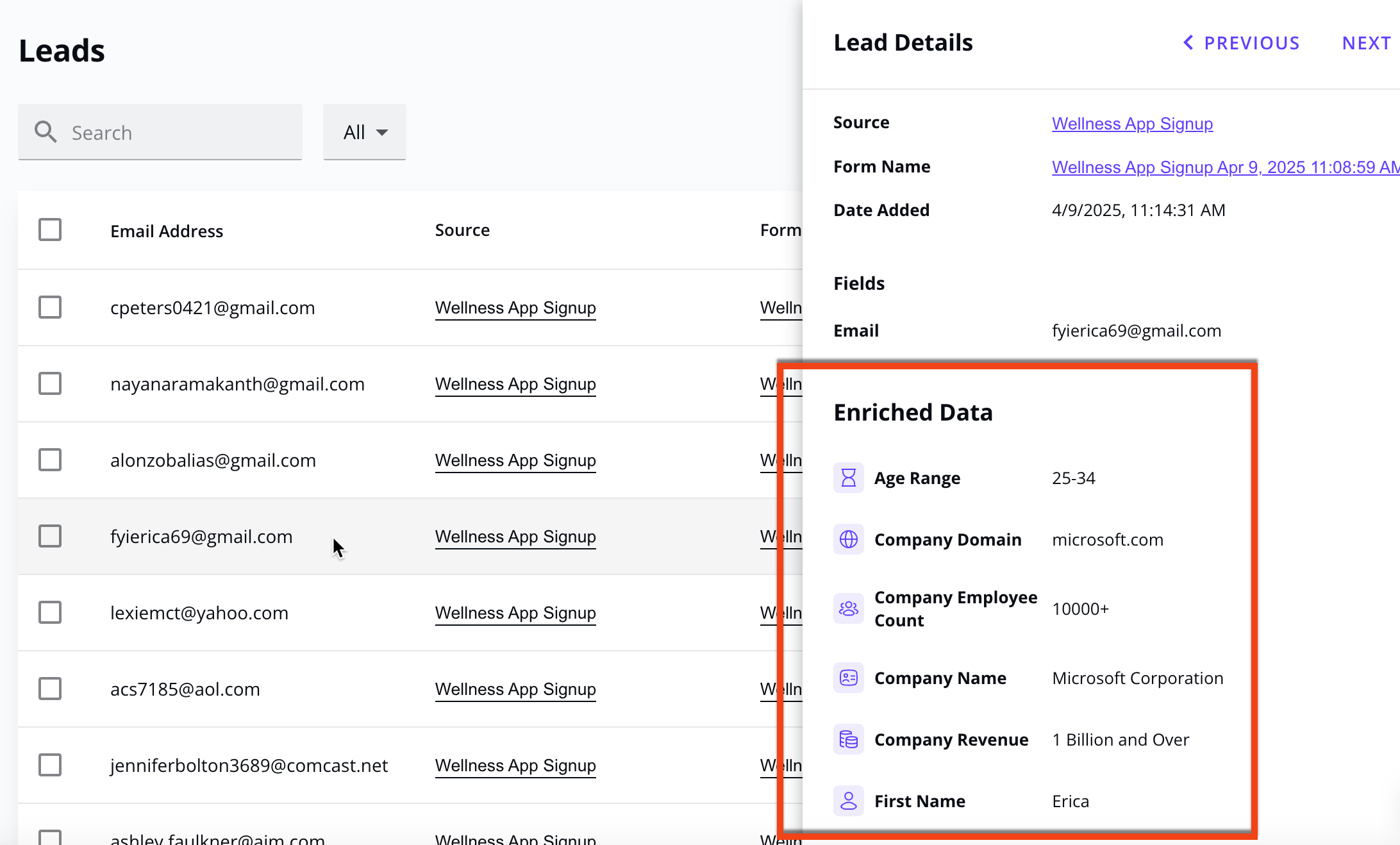 Lead Enrichment – Leadpages Knowledge Base